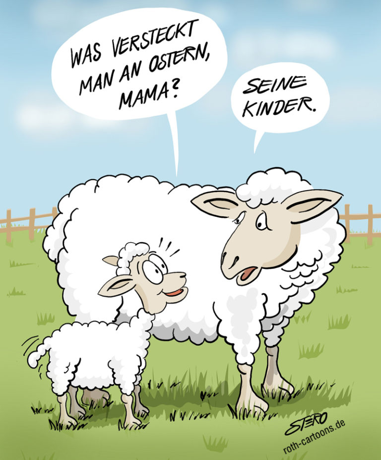 Ostern & Karfreitag Cartoons von STERO | Roth Cartoons