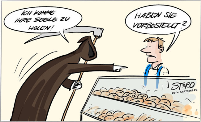 Tod Cartoons Und Comics über Den Tod Den Reaper