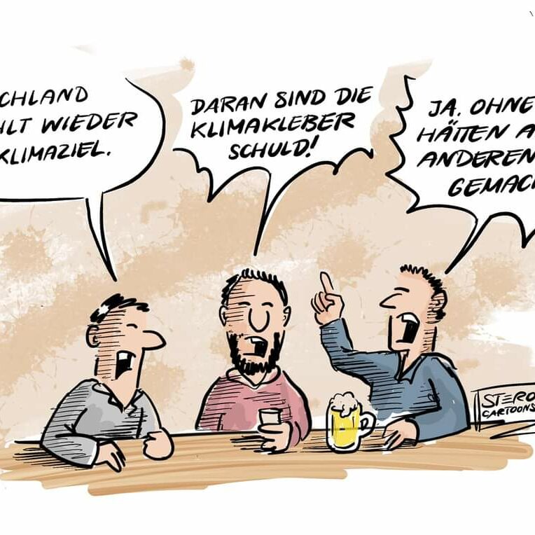 cartoon-karikatur-Cartoon Comic Frohes Silvester - Roth-Cartoons (DE)