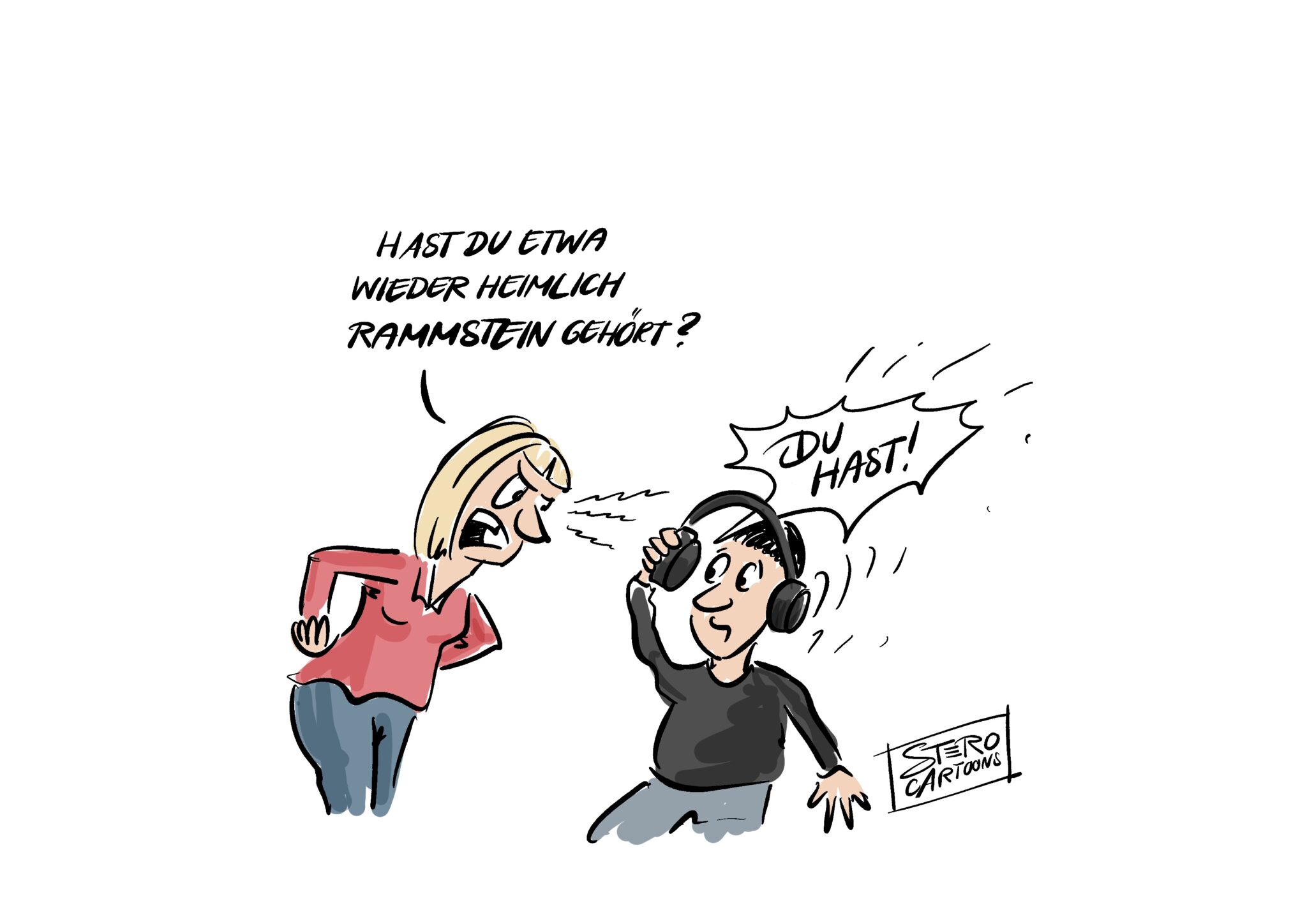 cartoon-karikatur-Cartoon - Rammstein - du hast - Roth-Cartoons