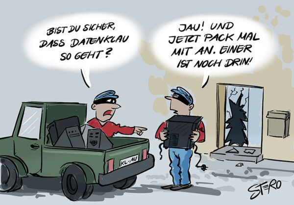 Cartoons von STERO: Datenschutz & DSGVO Archive - Roth-Cartoons